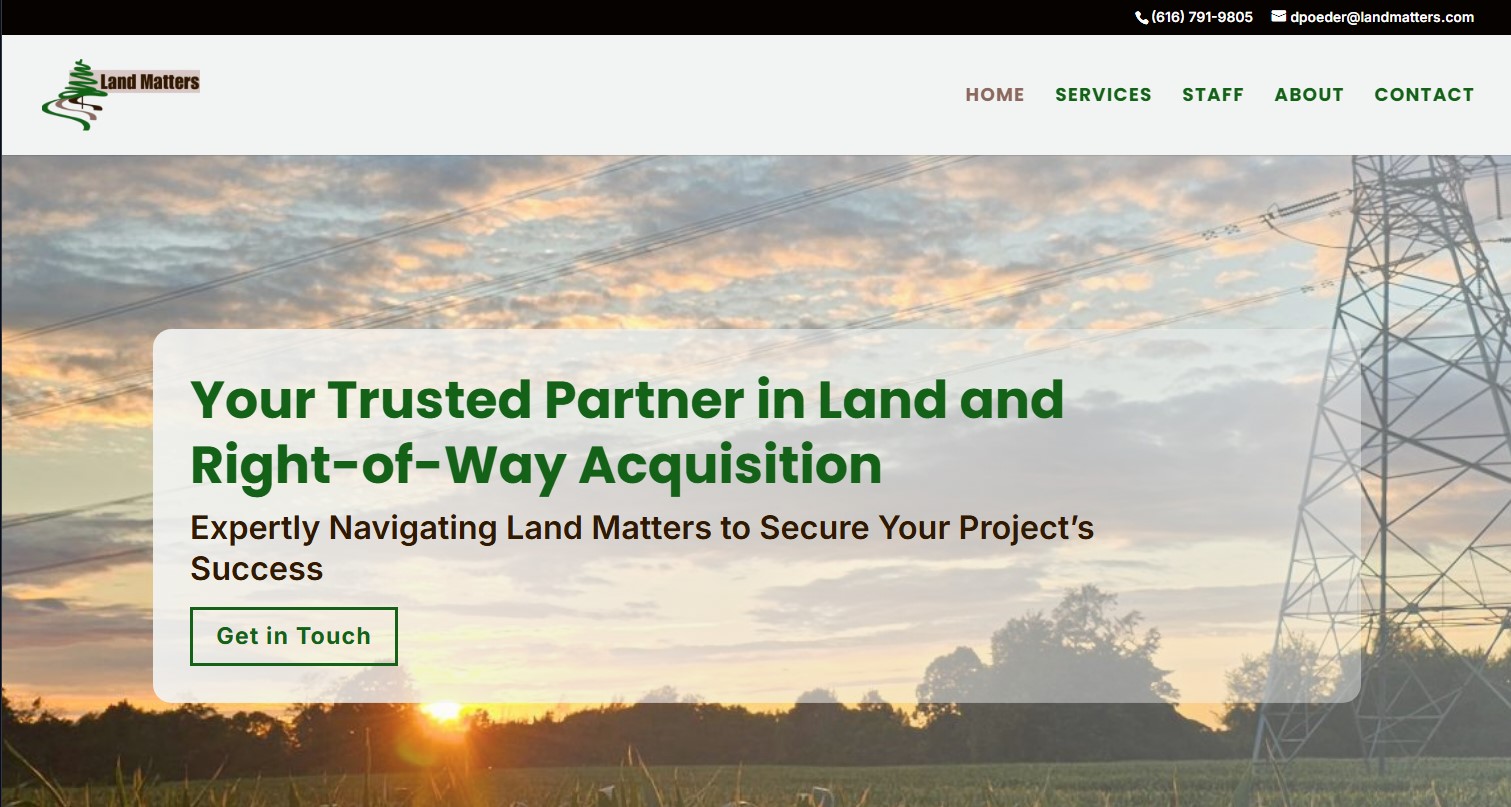 Land and Right-of-Way Acquisition Experts | Land Matters, Inc.